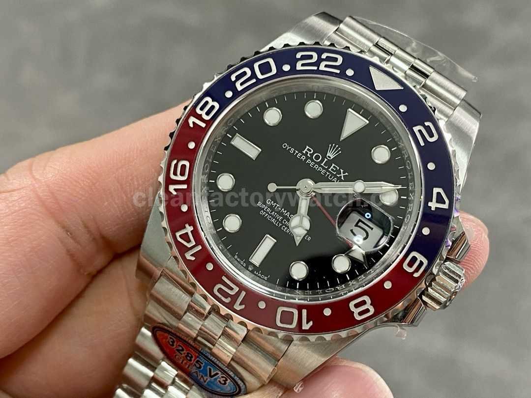 Clean Factory Rolex Pepsi GMT-MASTER II 126710BLRO-0001 40mm Full 904L ...