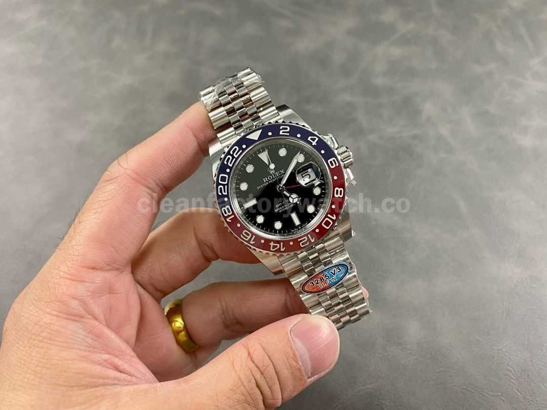 Clean Factory Rolex Pepsi GMT-MASTER II 126710BLRO-0001 40mm Full 904L ...