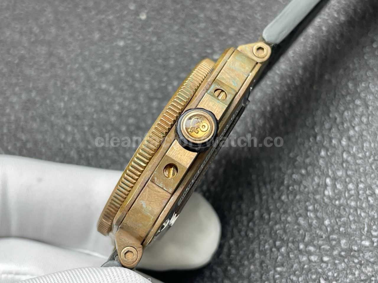 BRF Factory Bell & Ross BR 03 BR0392-D-G-BRSCA 42mm Bronze Calf Skin ...